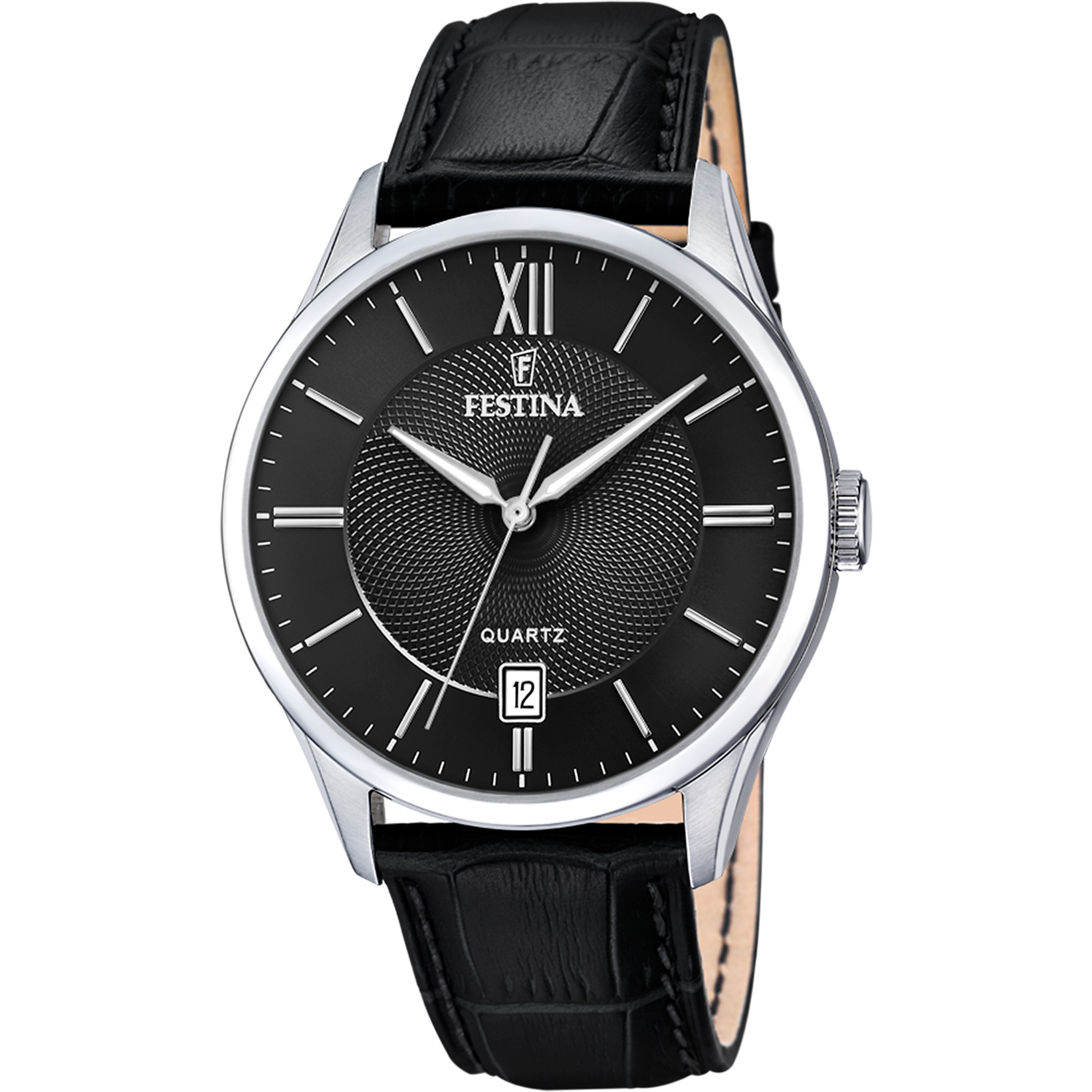 Festina Classics Leather Analog Mens Watch I Model F20426-3 Quartz Mov