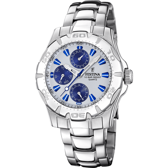 Festina Multifunction Stainless Steel Multifunction Mens Watch I Model ...